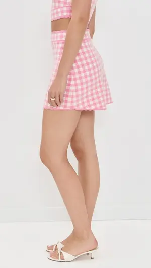 LoveShackFancy Muna Mini Skirt