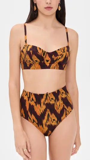 Ulla Johnson Zahara Bikini Top - Terra