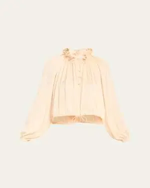 Ulla Johnson Drawstring Blouses