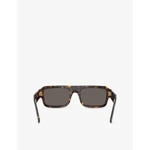 Ray-ban Rectangle-frame Tortoiseshell Sunglasses - Brown