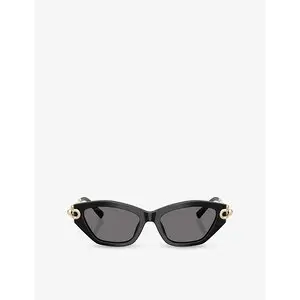Tiffany & Co. Cat-eye Acetate Sunglasses - Black