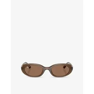 Ray-ban Pillow-frame Acetate Sunglasses - Brown
