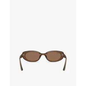 Ray-ban Pillow-frame Acetate Sunglasses - Brown