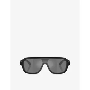 Dolce & Gabbana Pilot-frame Acetate Sunglasses - Black