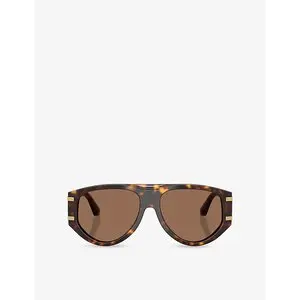 Dolce & Gabbana Pilot-frame Acetate Sunglasses - Brown
