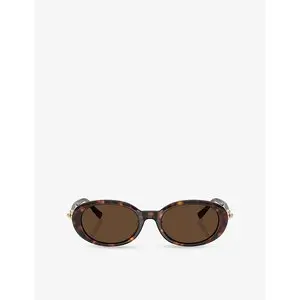 Tiffany & Co. Tf4242d Round-frame Sunglasses - Brown