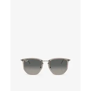 Ray-ban Oversized Square Metal Sunglasses