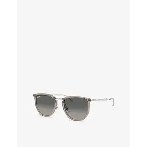 Ray-ban Irregular-frame Sunglasses - Grey