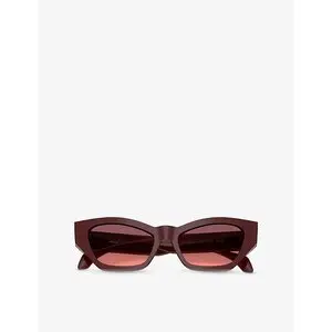 Versace Cat-eye Acetate Sunglasses - Red