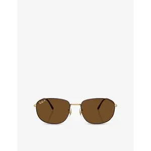 Ray-ban Rb3754 Pillow-frame Sunglasses - Brown