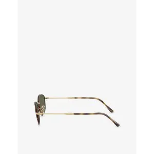 Ray-ban Irregular-frame Tortoiseshell Sunglasses - Brown