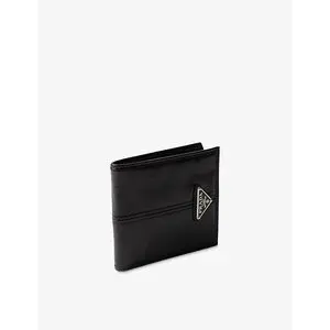 Prada Brand-plaque Leather Wallet - Black