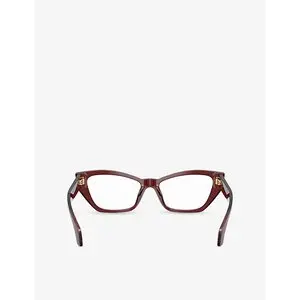 Versace Ve3373u Cat-eye Optical Glasses - Red