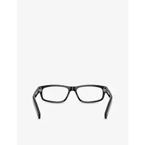 Prada Rectangle-frame Acetate Eyeglasses - Black