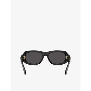 Dolce & Gabbana Rectangular-frame Sunglasses - Black