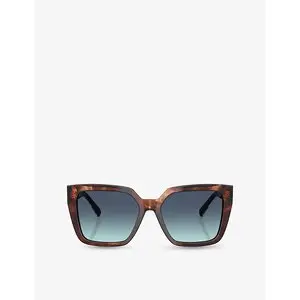 Tiffany & Co. Tf4235 Square Frame Sunglasses - Brown