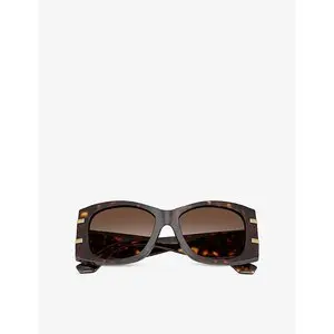 Dolce & Gabbana Dg4501 Butterfly-frame Acetate Sunglasses - Brown