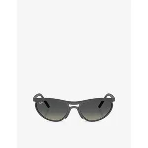 Ray-ban Predator Liteforce Pillow-frame Sunglasses - Grey
