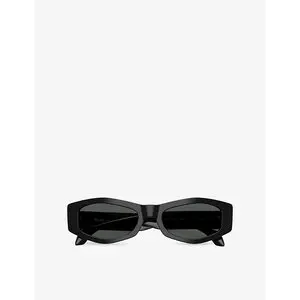 Versace Rectangle-frame Acetate Sunglasses