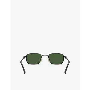 Miu Miu Square-frame Metal Sunglasses