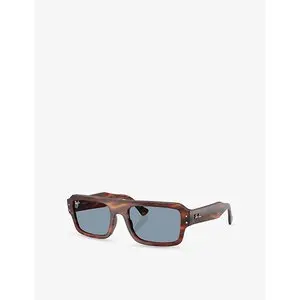 Ray-ban Rectangle Sunglasses - Brown