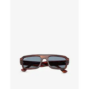 Ray-ban Rectangle Sunglasses - Brown