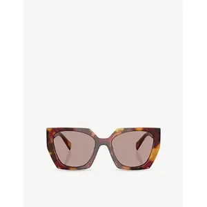 Prada Pr 15ws Rectangle-frame Sunglasses