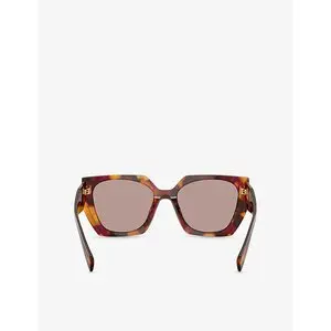 Prada Pr 15ws Rectangle-frame Sunglasses