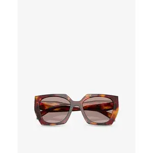 Prada Pr 15ws Rectangle-frame Sunglasses