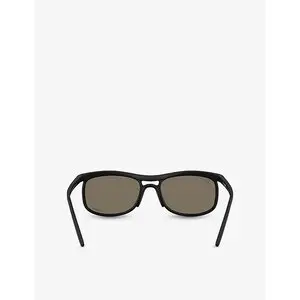 Ray-ban Rb4452ch Chromance Square Sunglasses - Black