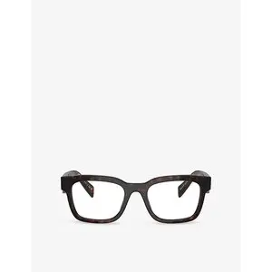 Prada Pillow-frame Acetate Glasses - Red