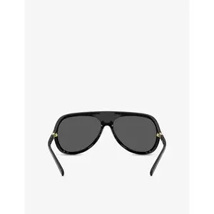 Miu Miu Aviator-frame Sunglasses - Black