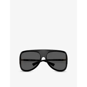 Miu Miu Aviator-frame Sunglasses - Black