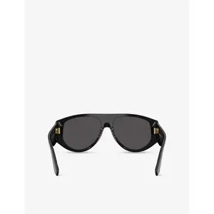 Dolce & Gabbana Pilot-frame Acetate Sunglasses - Black
