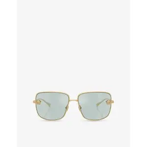 Versace Ve2282 Square-frame Sunglasses - Gold