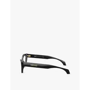 Versace Cat-eye Acetate Optical Glasses - Black