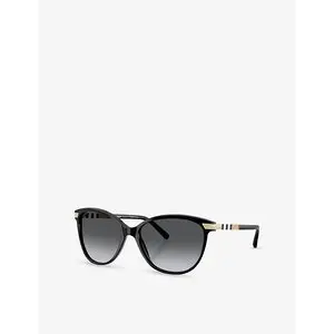 Burberry Cat-eye Frame Acetate Sunglasses - Black
