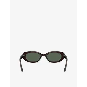Ray-ban Pillow-frame Acetate Sunglasses - Brown