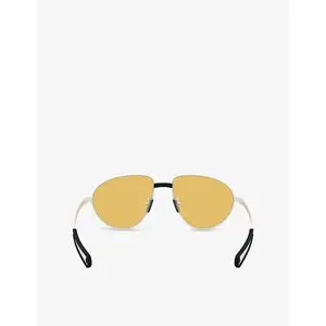 Moncler Vizla Aviator-frame Sunglasses - Silver