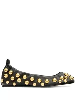 Isabel Marant Étoile Belna Studded Leather Ballet Flats