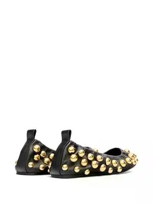Isabel Marant Étoile Belna Studded Leather Ballet Flats