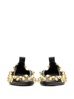 Isabel Marant Étoile Belna Studded Leather Ballet Flats