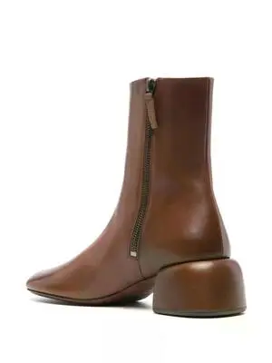Marsèll 50mm Basata Leather Ankle Boots - Brown