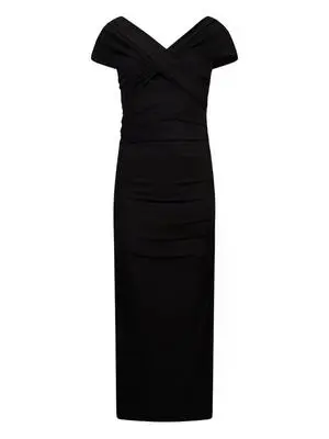 Liu Jo Draped V-neck Dress