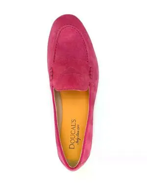 DOUCAL'S Penny-slot Suede Loafers