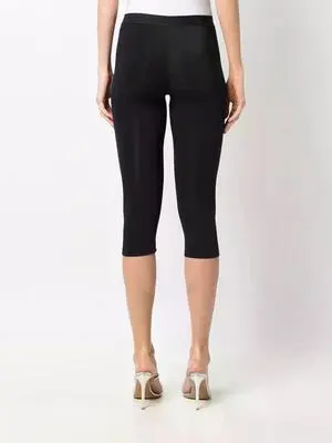 TOM FORD Cropped Logo-waistband Leggings
