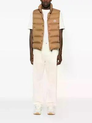Moncler Tibb Quilted Gilet - Neutrals
