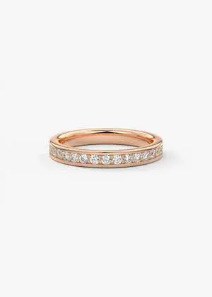 FRANK DARLING The Heirloom Half Eternity 2.5mm Band - Yellow Gold