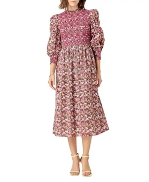 Smocked Midi Dresses