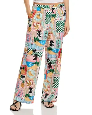 Aqua Wide Leg Pants For Women